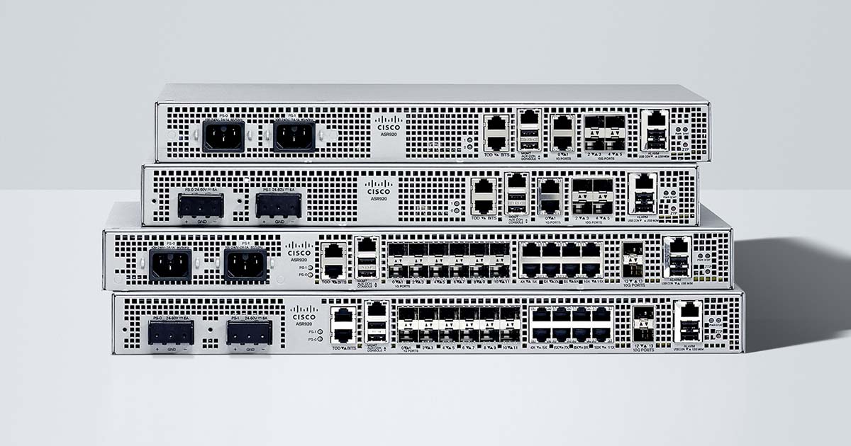 Cisco ASR 920 Series Aggregation Services Routers - Cisco