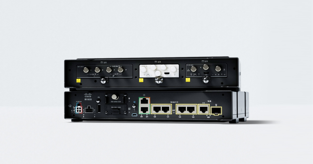 Router der Cisco Catalyst IR1800 Rugged-Serie - Cisco